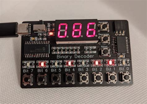 binary decoder kit from 15 teachers electronics soldering and binary