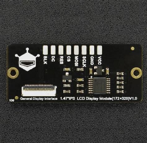 DFRobot 1 47 172 320 IPS LCD Display Module Robu In Indian Online Store RC Hobby Robotics