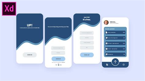 Designing An App Ui For Beginners In Adobe Xd Speed Art Tutorial 1