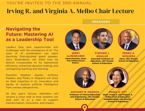 usc rossier school of education ticketing 2024 melbo lecture
