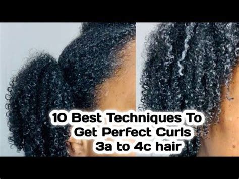 Howto Best Techniques To Get Defined Curls For B C Hair Type C Hairstyles Black