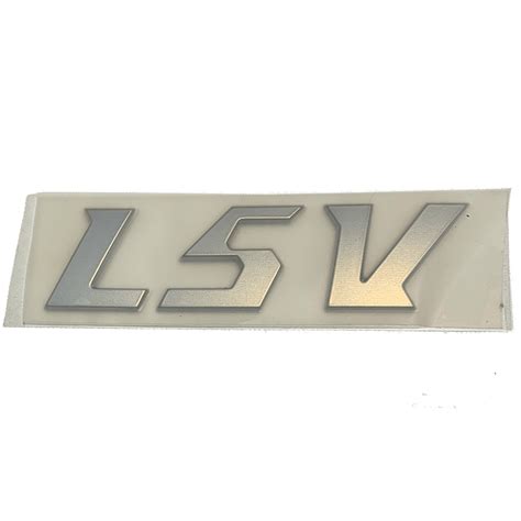 Malibu Lsv Sl24 Decal Chrome Emblem 5992868