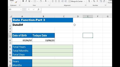 Excel Lesson Date Function Part Date if formula ကယရအသကက Excel မ ရကလနစ တက