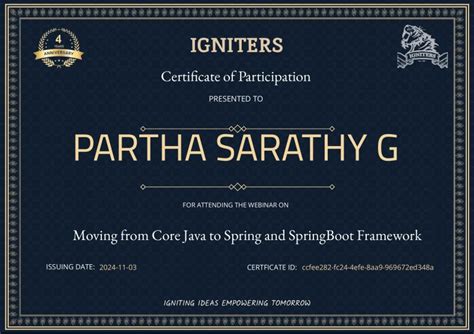 partha sarathy on linkedin javaprogramming springframework webinar