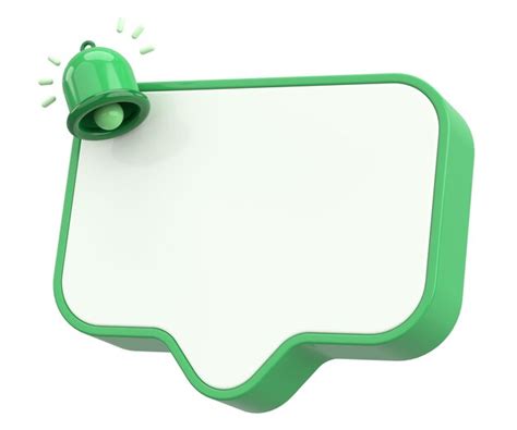 Premium Photo 3d Notification Box 3d Illustration