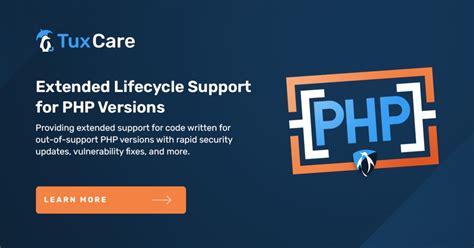 Tuxcare On Linkedin Extended Lifecycle Support For Php