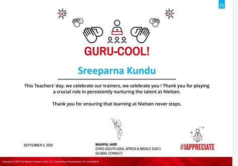 Feels Good To Be Recognized Sreeparna Kundu