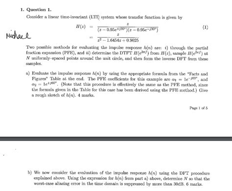 Question Consider Again The LTI System From Q Chegg