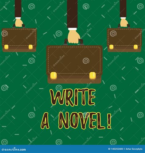 Conceptual Hand Writing Showing Write A Novel Business Photo