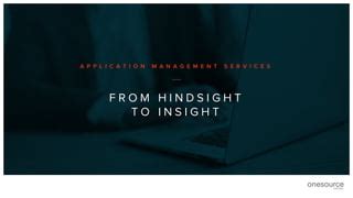 Application Management Services For Workday PPT