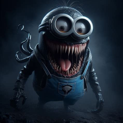 Creepy Minion In Forest