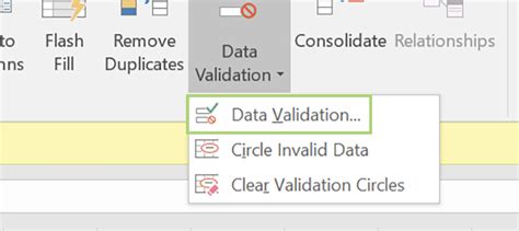 How To Add Input Restrictions To Validate Data In Excel Laptop Mag