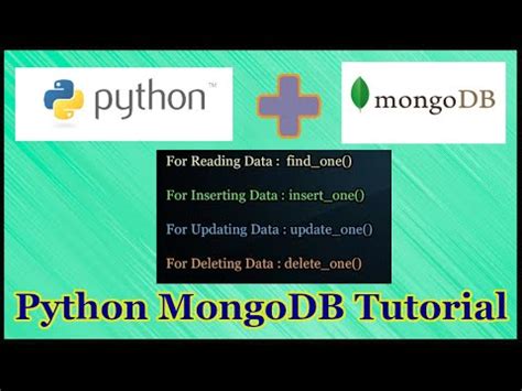 Python MongoDB Tutorial Part YouTube
