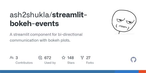 GitHub Ash2shukla Streamlit Bokeh Events A Streamlit Component For