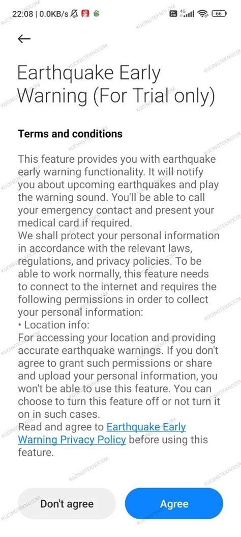 Cara Mengaktifkan Peringatan Gempa Bumi Di Smatphone Xiaomi Kucingtekno Com