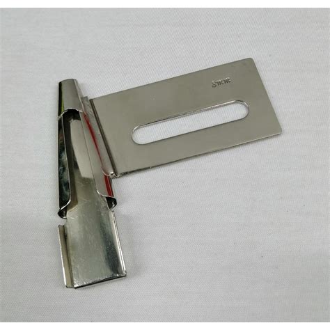Belt Loop Folder Edges Overlapping For Industrial Two Needle Sewing Belt Loop Folder Edges Overlapping For Industrial Two Needle Sewing