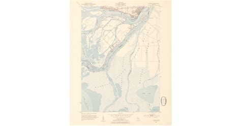 1952 Map Of Algonac Mi — High Res Pastmaps