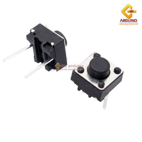Micro Switch Button ไมโครสวิตช์กดติดปล่อยดับ 2ขา 6x6x5mm ขาย Arduino อุปกรณ์ Arduino คุณภาพดี
