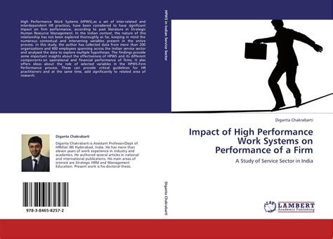Impact Of High Performance Work Systems On Performance Of A Firm 978 3 8465 8257 2 3846582573