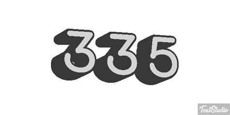 335 Number Animated  Logo Designs