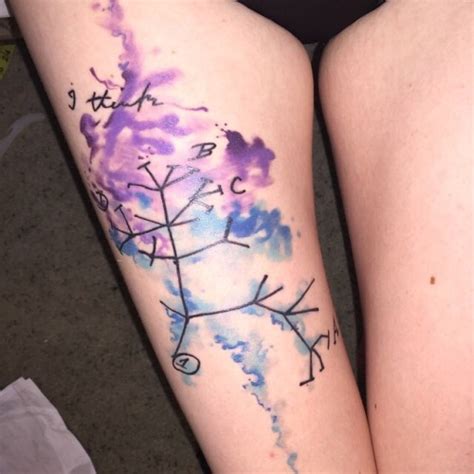 Evolution Tree Tattoo