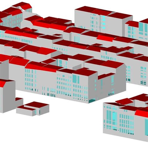 Partial View Of The Citygml Model Visualised In Fzkviewer Building Age Download Scientific