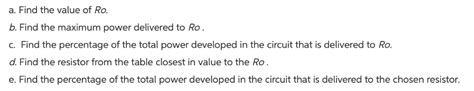 Solved Review Tconstants A Variable Resistor Ro Is Connected