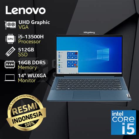 Jual Lenovo Ideapad Slim Irl Id Core I H Gb Ssd Gb Ram Notebook Shopee