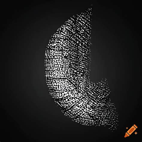 Black And White Data Visualization Of A Linear Regression Algorithm On