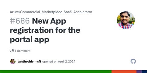 New App Registration For The Portal App · Issue 686 · Azurecommercial