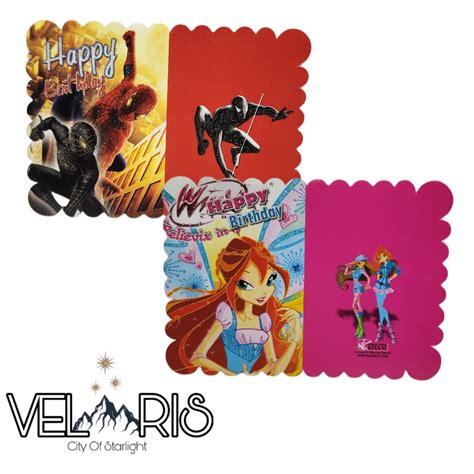 خرید کارت تبریک تولد فانتزی فروشگاه فانتزی ولاریس