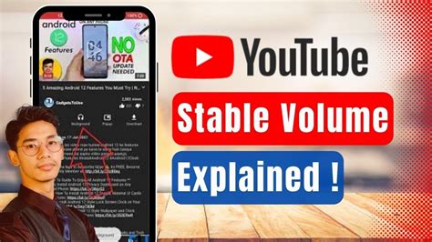 YouTube Stable Volume Feature Explained: YouTube New Features 2024 iOS ...
