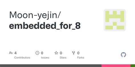GitHub Moon Yejin Embedded For