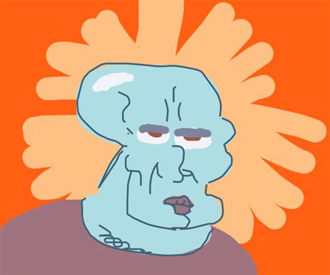 Handsome Squidward Drawception