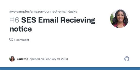 SES Email Recieving Notice Issue Aws Samples Amazon Connect Email Tasks GitHub