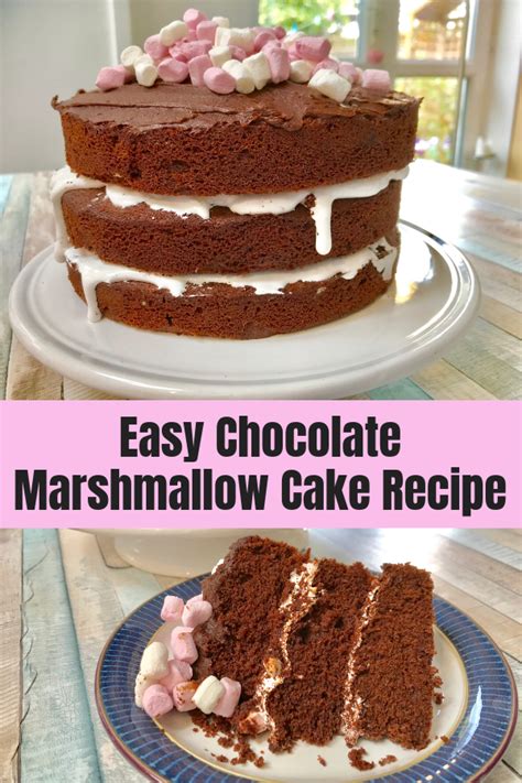 Recipe Chocolate Marshmallow Cake Hodgepodgedays