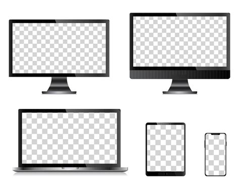 Device Screen Set Laptop Smartphone Tablet Computer Monitor Vector 7917699 Vector Art At Vecteezy