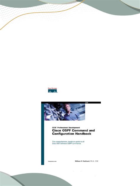 Pdf Cisco Ospf Command And Configuration Handbook William R Parkhurst Download Pdf Ip