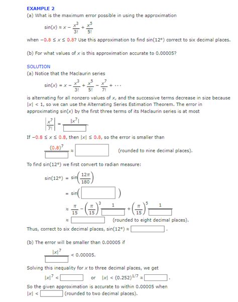 solved example 2 a what is the maximum error possible in