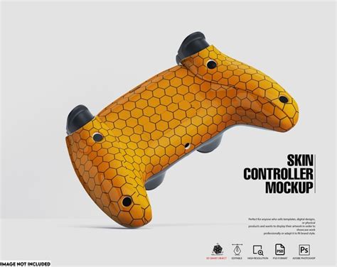 Premium Psd New Game Controller Skin Mockup