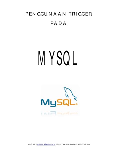 pengenalan trigger pada mysql pdf