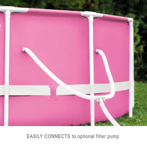 Buy Intex 8ftx30in Metal Frame Swimming Pool Pink Online In Pakistan