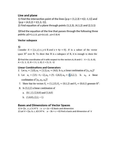 linear combinations and generators pdf basis linear algebra