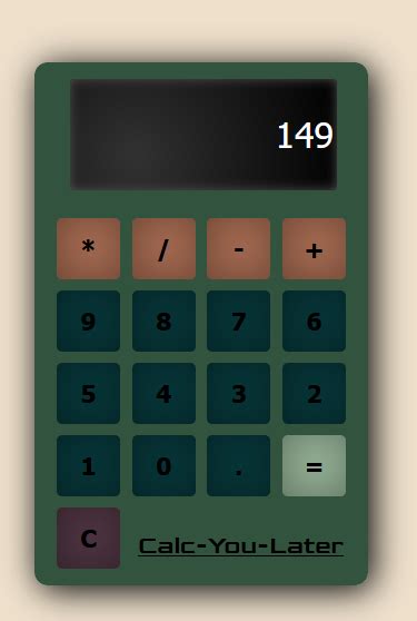 Github Valerieclaire Calculator