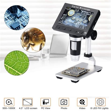 กล้องจุลทรรศน์ พร้อมจอดิจิตอล 4 3 Lcd มาครบเซ็ต สะดวก นำไปใช้งานได้ทันที ไม่ต้องพึ่งคอมพิวเตอร์