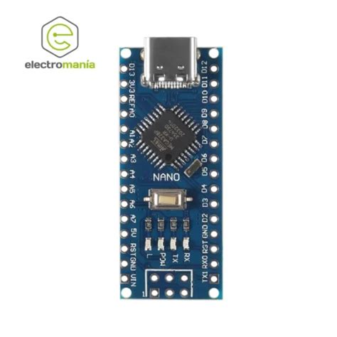 Nano V3 0 Atmega328p Tipo C Pines Sin Soldar Sin Cable Electromanía Perú