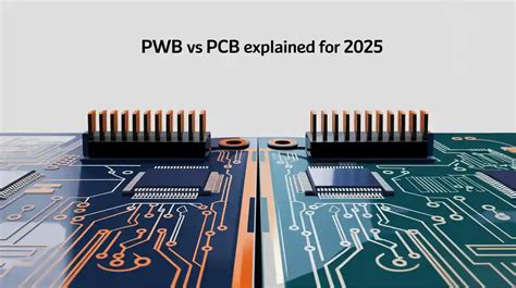 2025年に向けてpwbとpcbの違いを解説