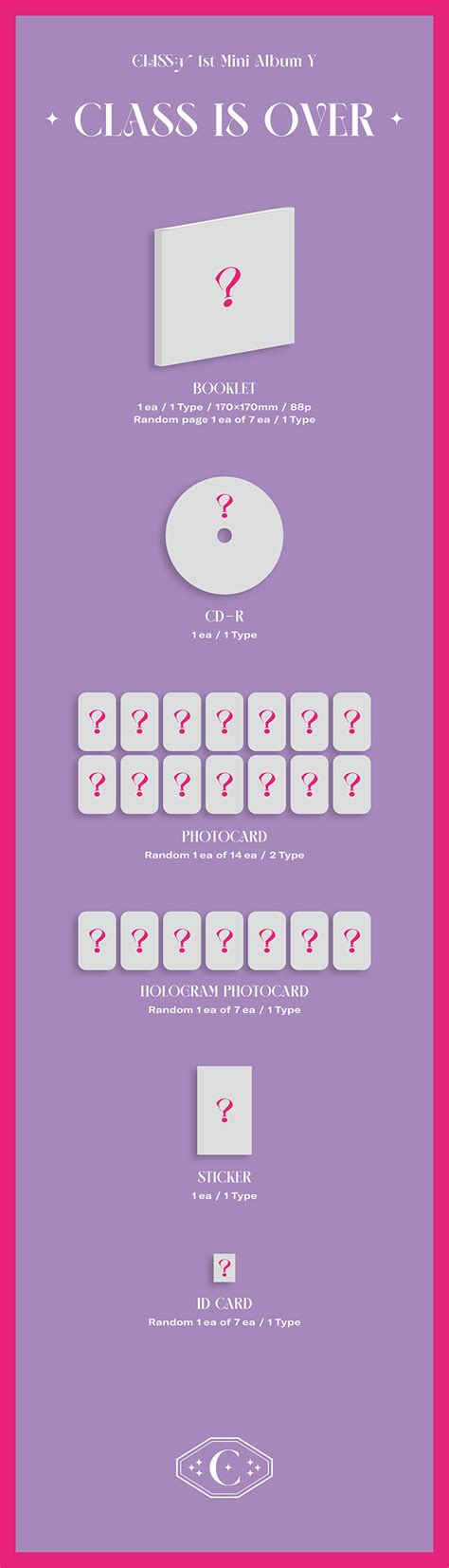 Classy 1st Mini Album Y Class Is Over Kpop Store In Usa