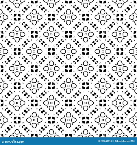 Vector White Background Geometrical Elements Pattern Vector Illustrations Stock Illustration