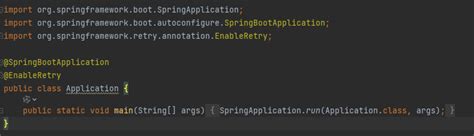 Springboot实现重试机制springboot 重试 Csdn博客